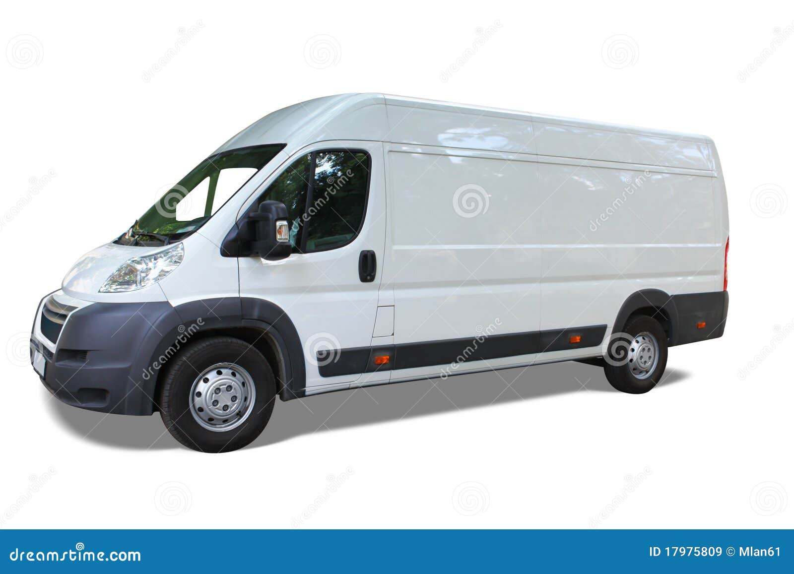 Delivery van stock image. Image of white, transportation - 17975809