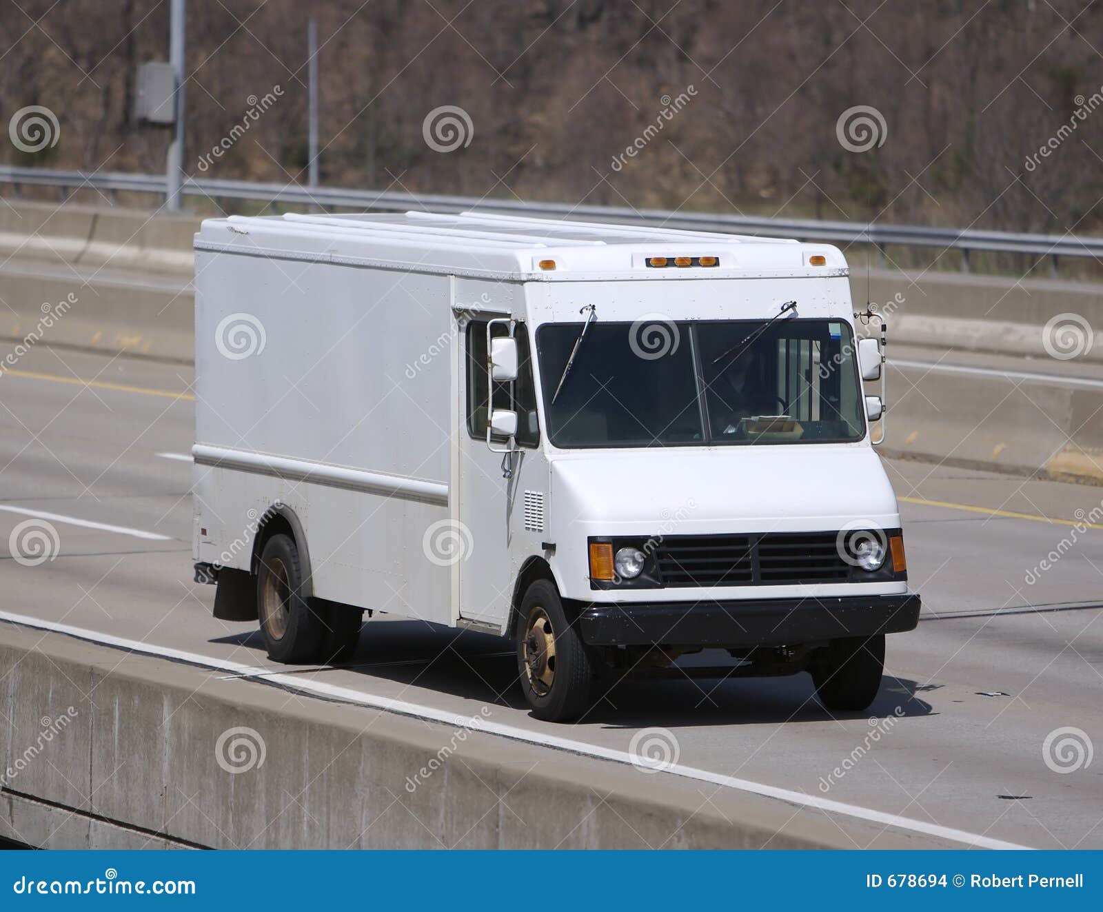 Delivery Van stock photo. Image of panel, cargo, delivery - 678694