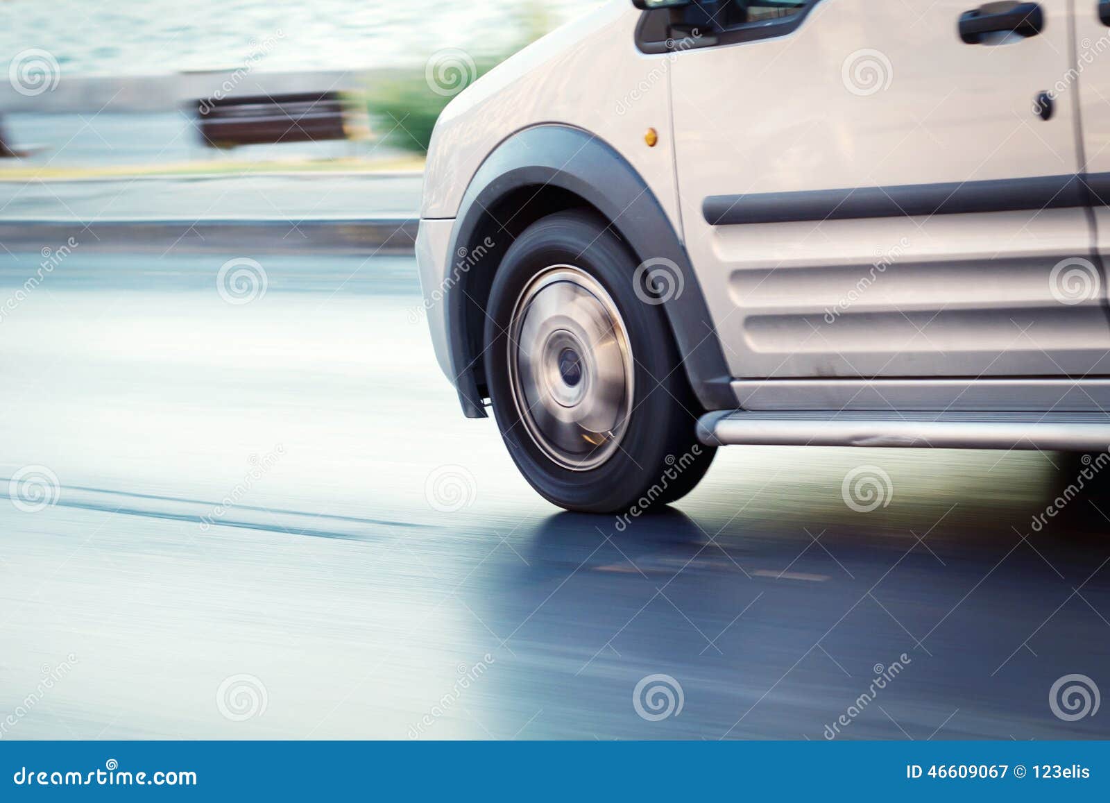Delivery Van stock image. Image of transportation, panning - 46609067