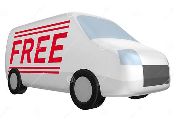 Delivery van free stock illustration. Illustration of manufacturer ...