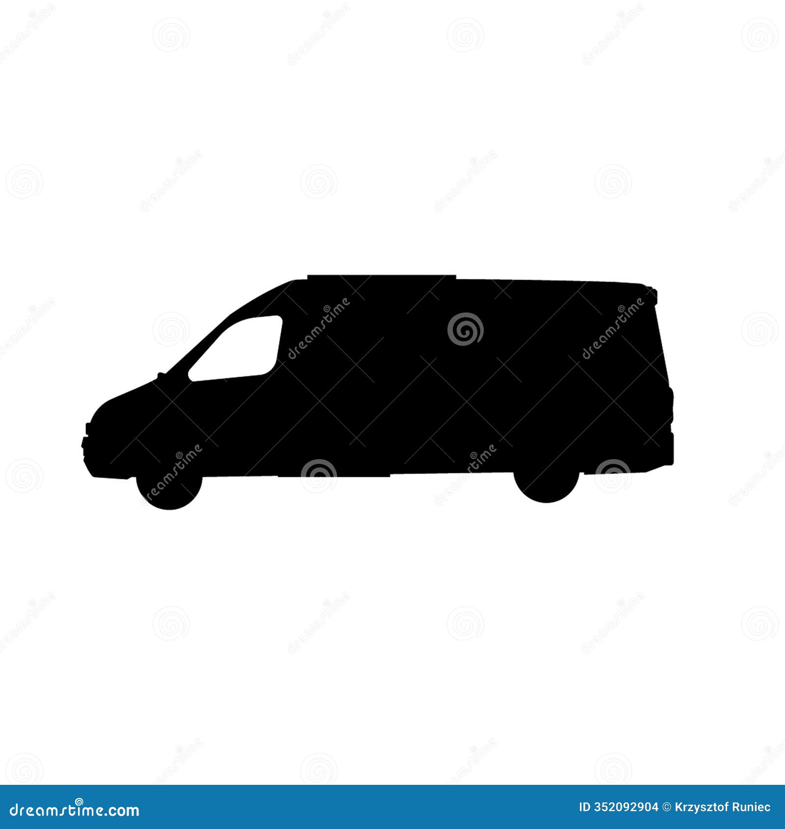 Delivery Van - Vector Illustration Stock Illustration - Illustration of ...