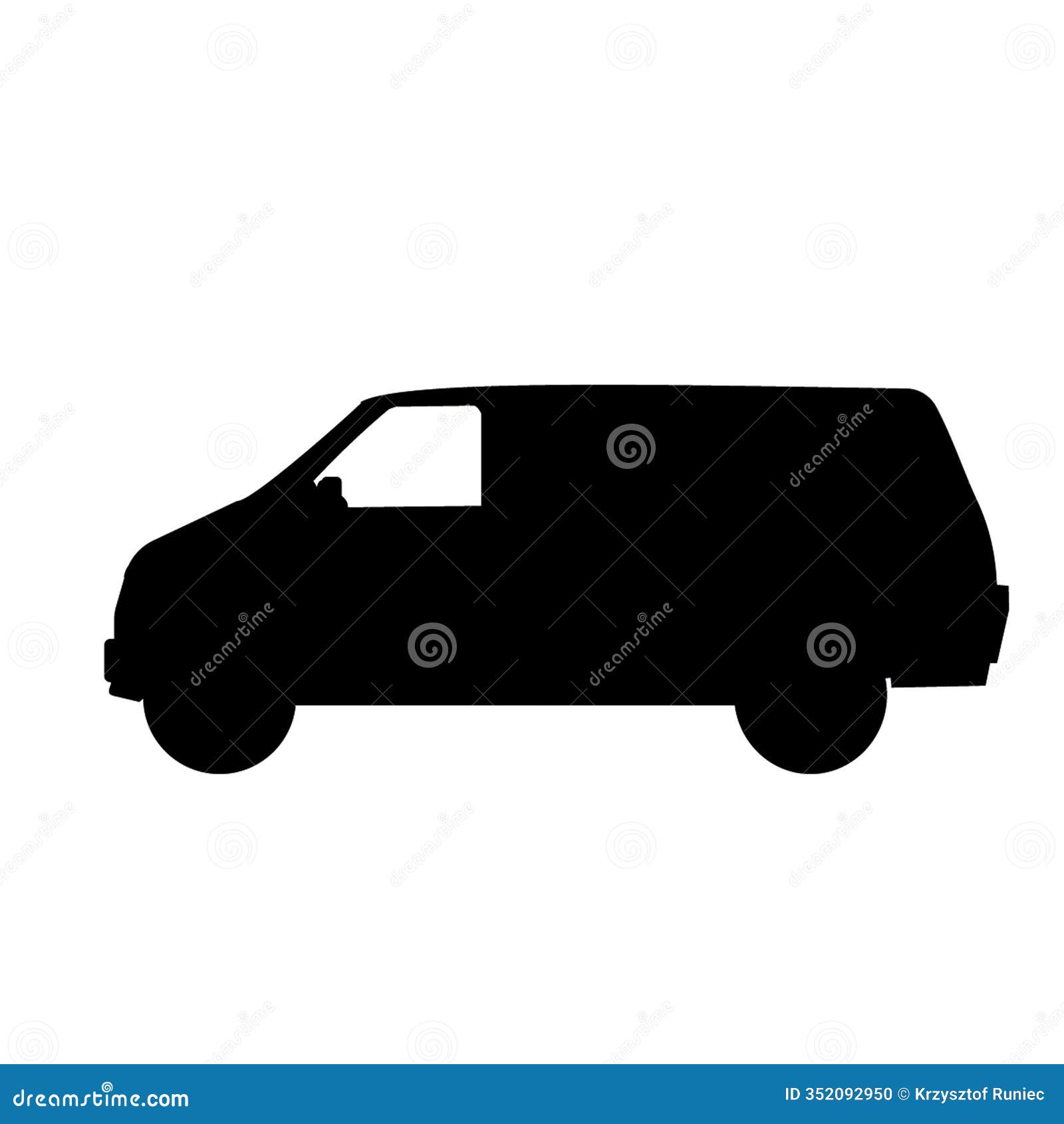 Delivery Van - Vector Illustration Stock Illustration - Illustration of ...