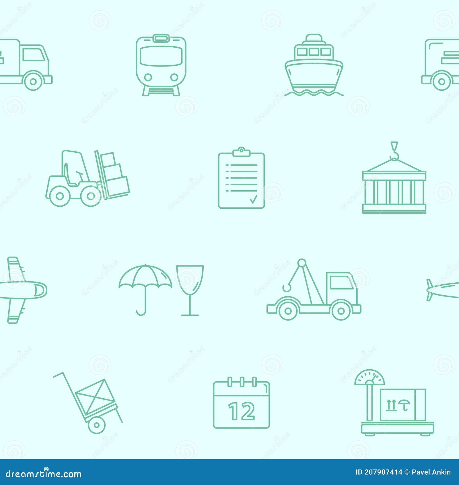 Delivery background 01-06 stock vector. Illustration of express - 207907414