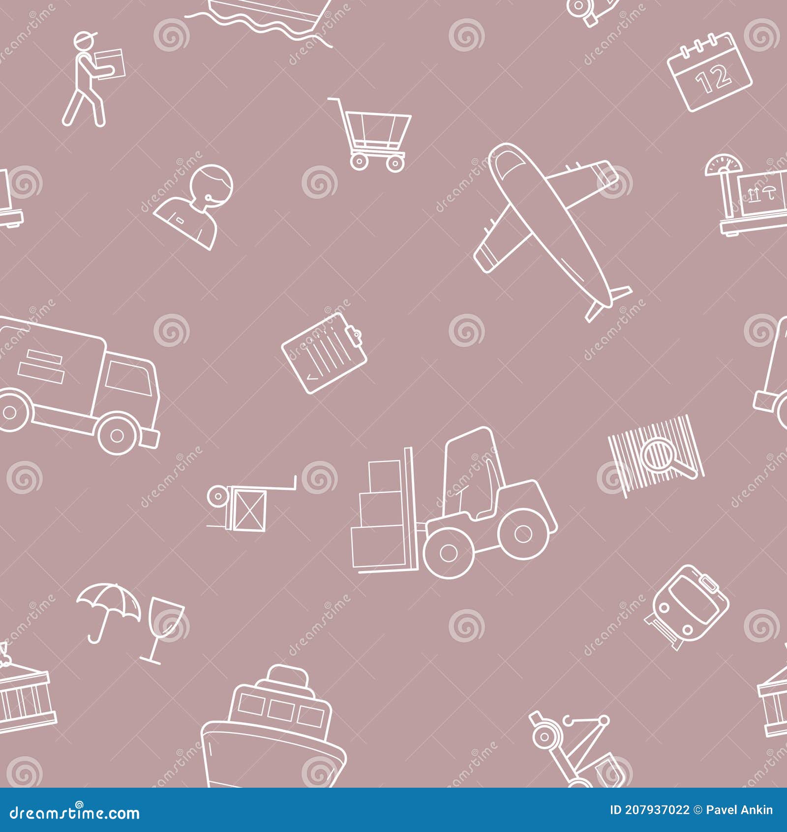 Delivery background 01-07 stock vector. Illustration of ship - 207937022