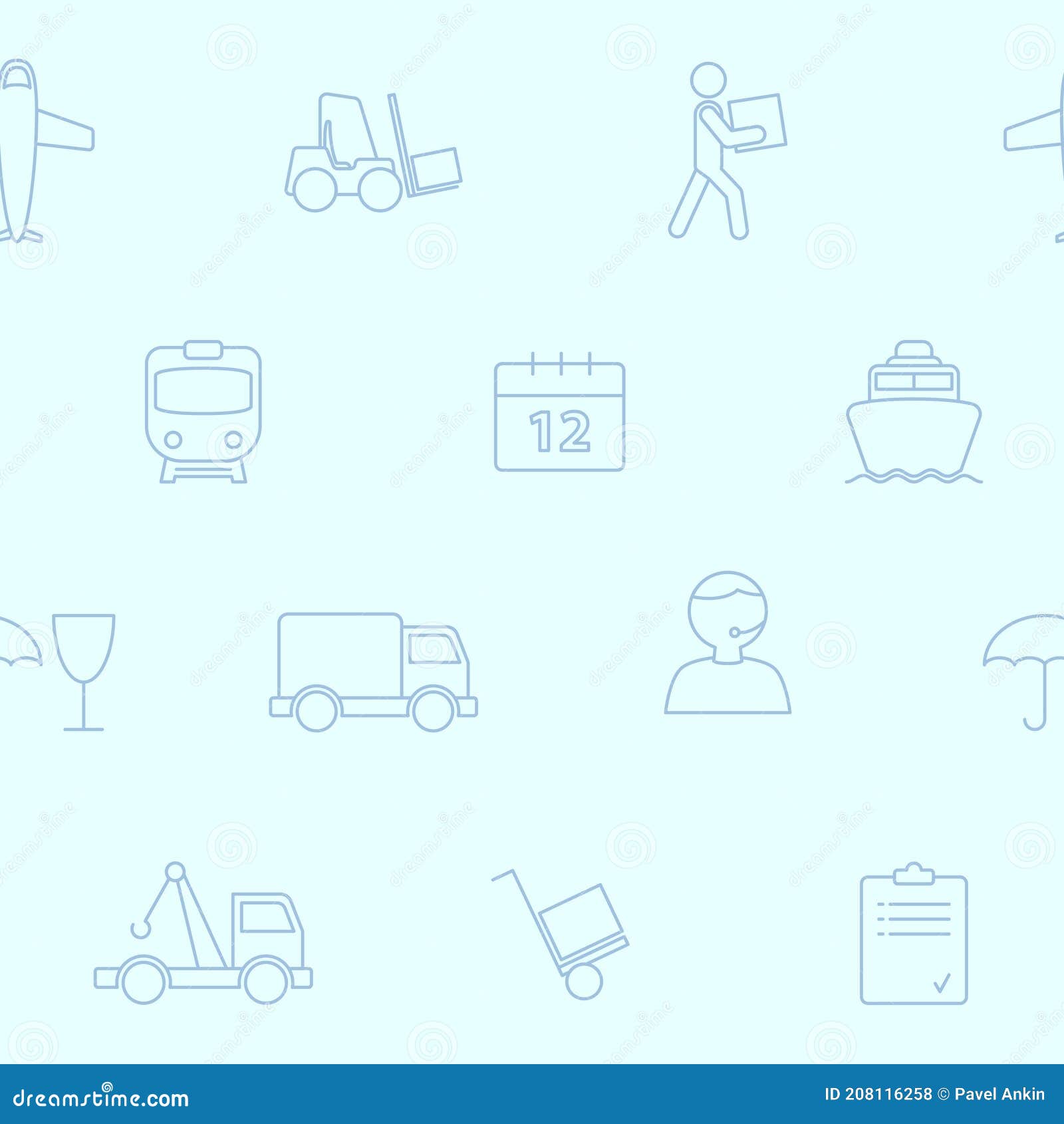 Delivery background 02-06 stock vector. Illustration of return - 208116258