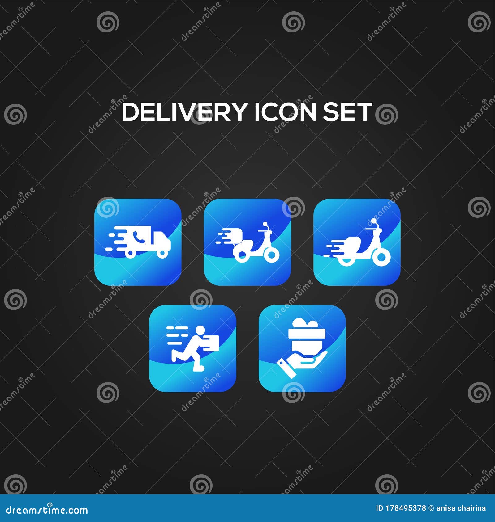 Delivery Vector Image. Shipping Fast Delivery Symbol Stock Vector ...