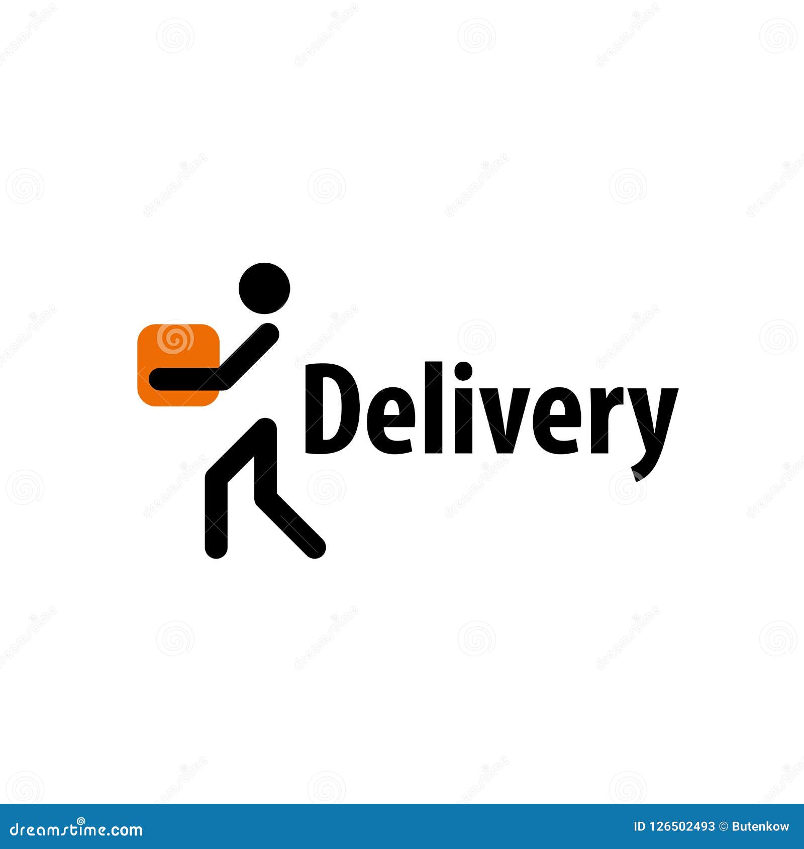 Delivery vector logo stock vector. Illustration of idea - 126502493