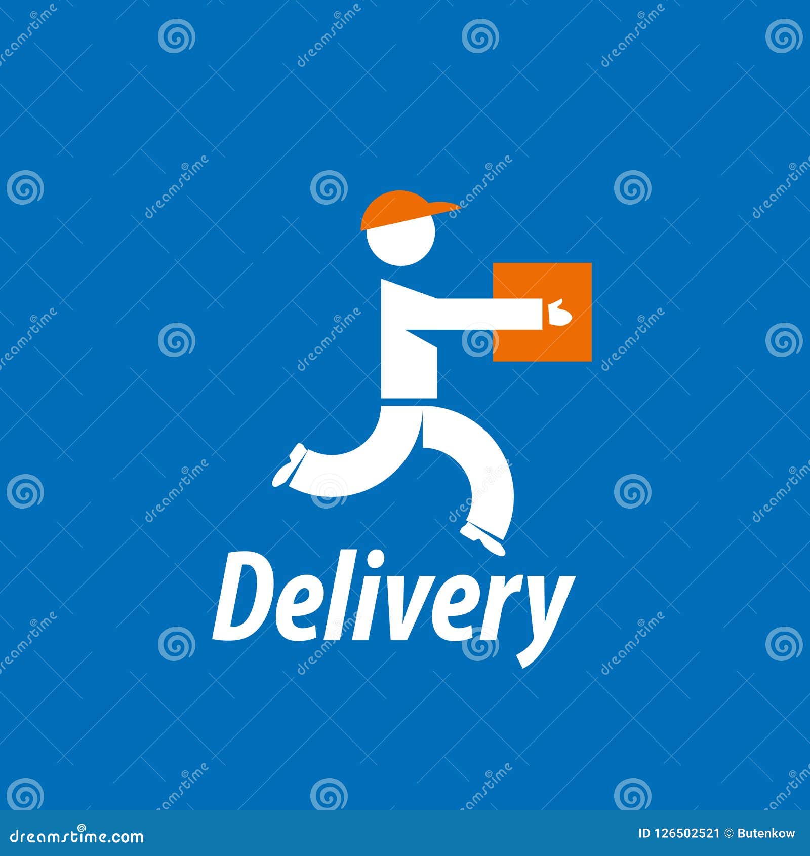 Delivery vector logo stock vector. Illustration of concept - 126502521