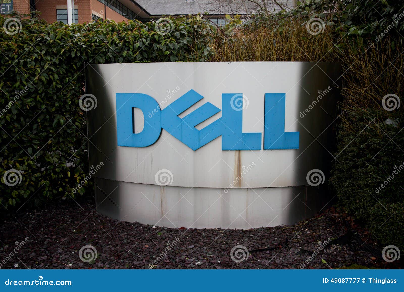 Dell Company Logo fotografía editorial. Imagen de software - 49087777