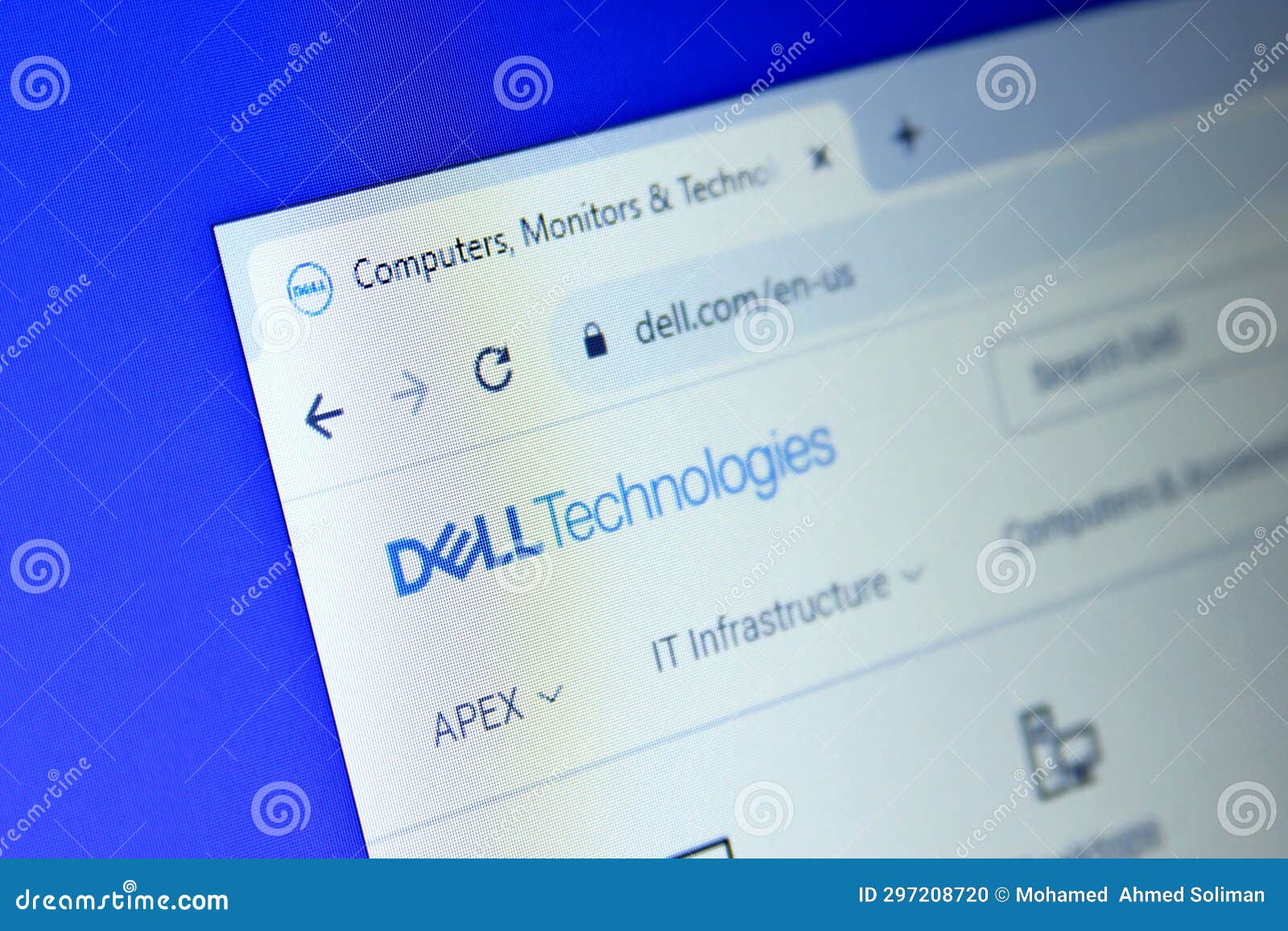 Dell company logo editorial image. Image of online, technology - 297208720