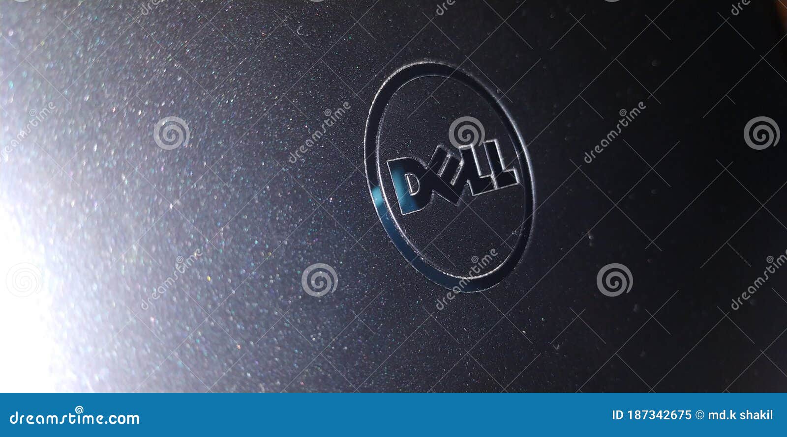 Dell logo for use.. editorial image. Image of glass - 187342675