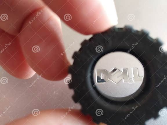 Dell symbol computer editorial photo. Image of bumper - 202356956