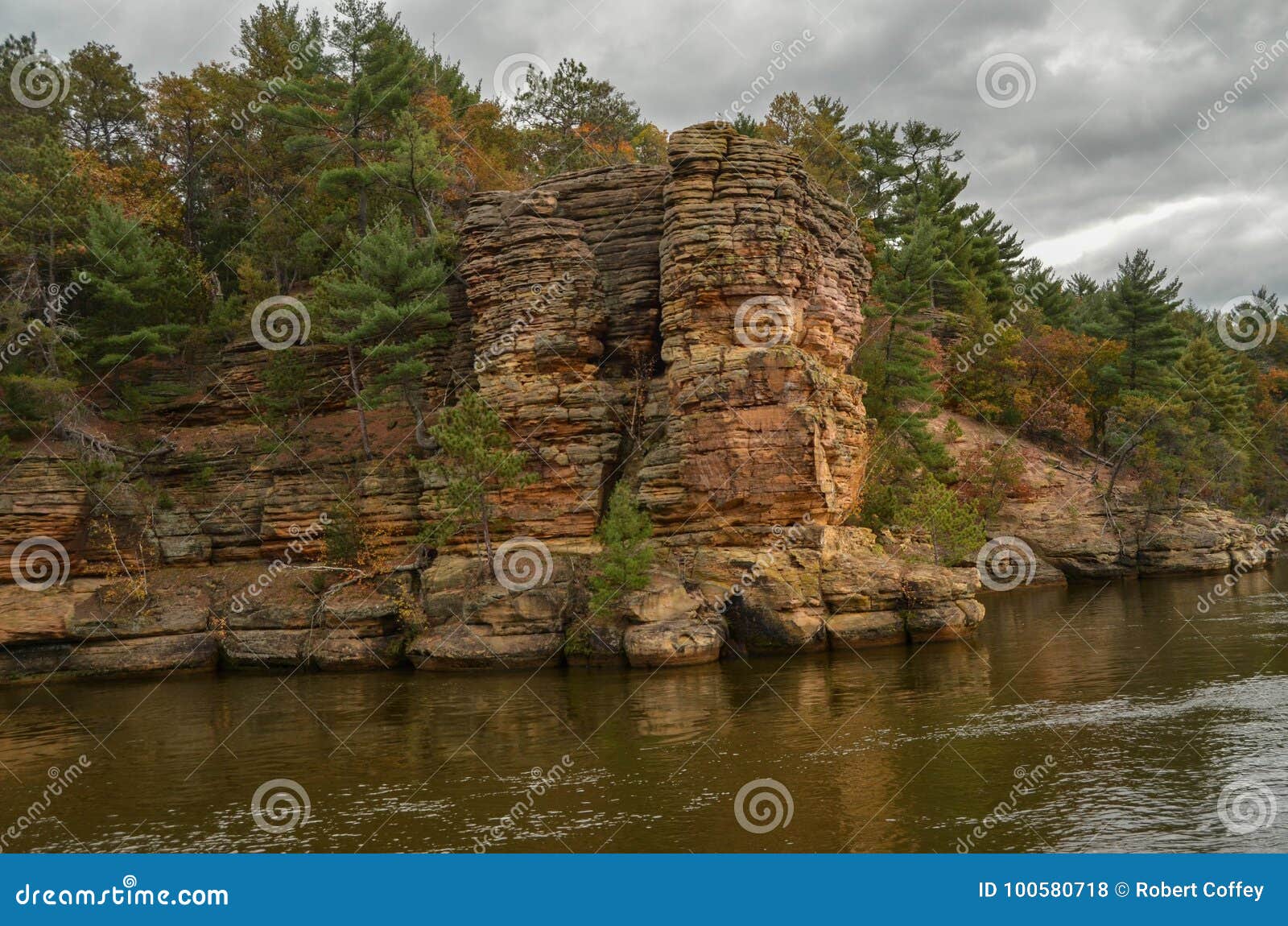 In the Dells stock photo. Image of forest, rock, travel - 100580718