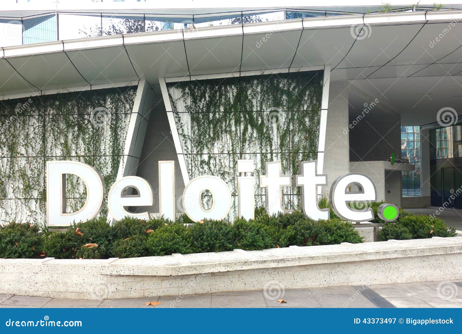 Deloitte fotografía editorial. Imagen de grande, toque - 43373497