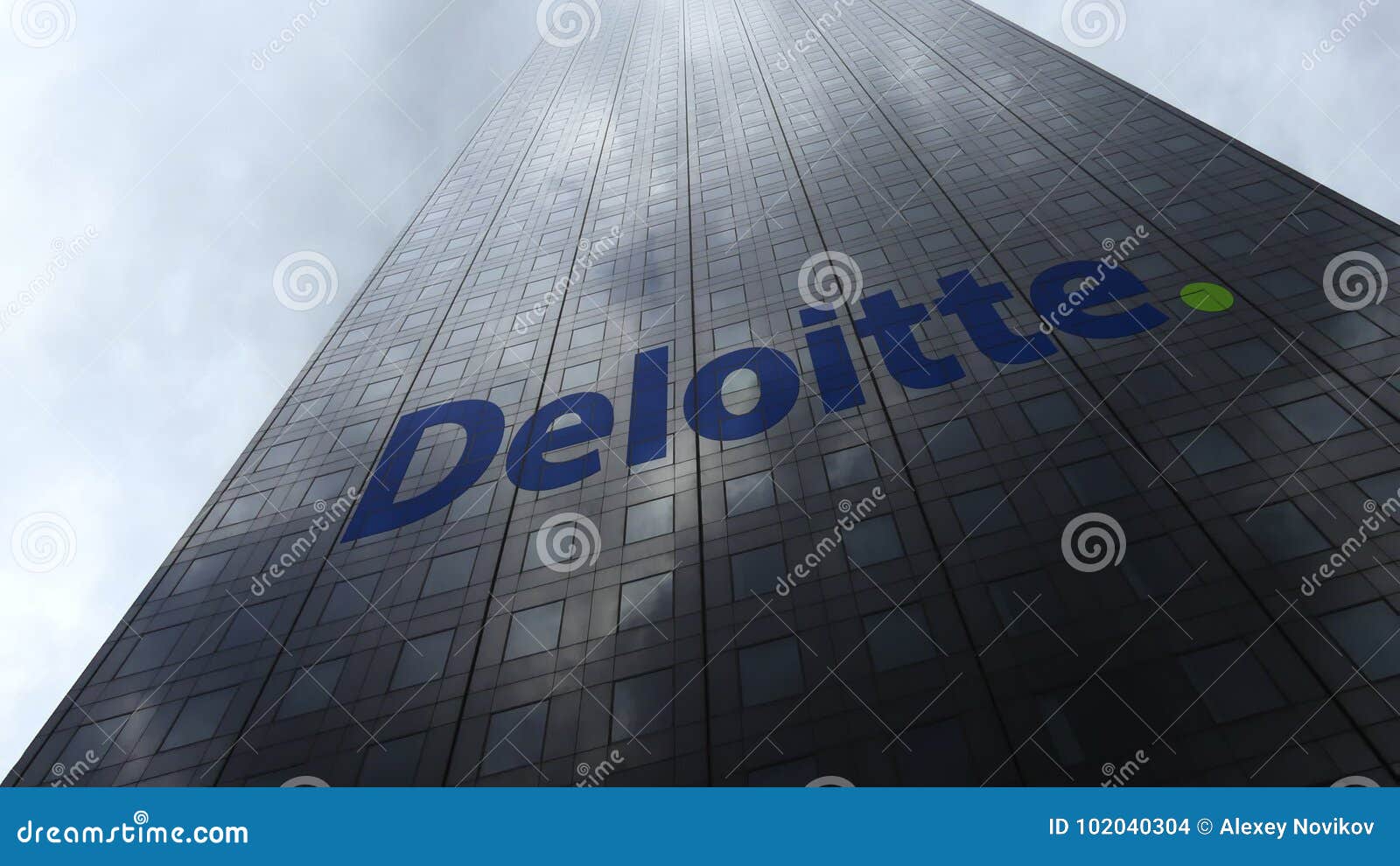 Deloitte Logo And Sign On Facade Editorial Image | CartoonDealer.com ...