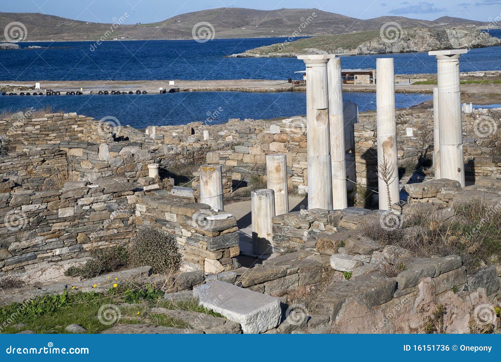 Delos Ruins stock photo. Image of apollo, archeology - 16151736