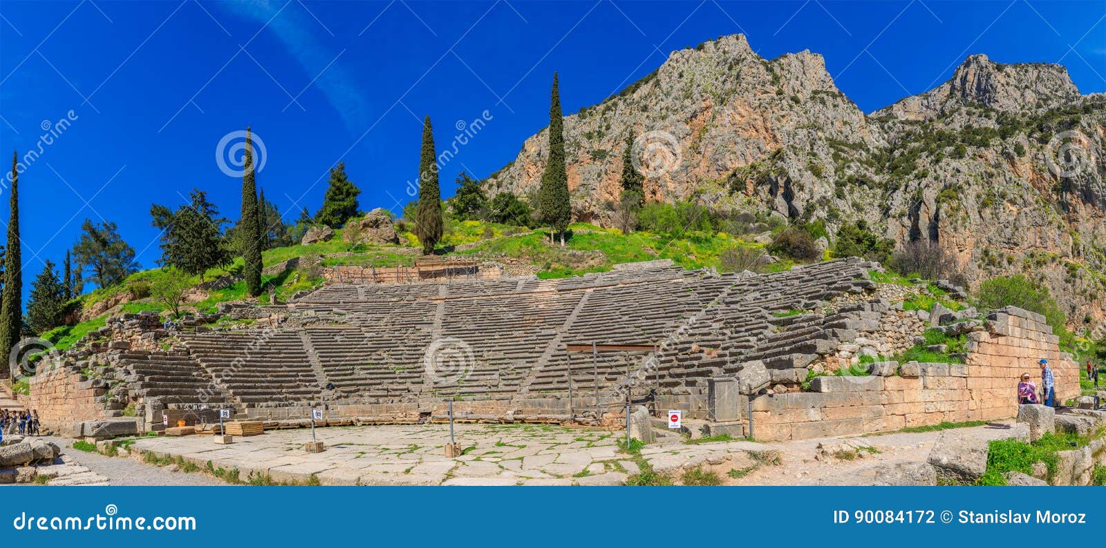 Delphi Archaeological Site editorial photography. Image of delphi ...