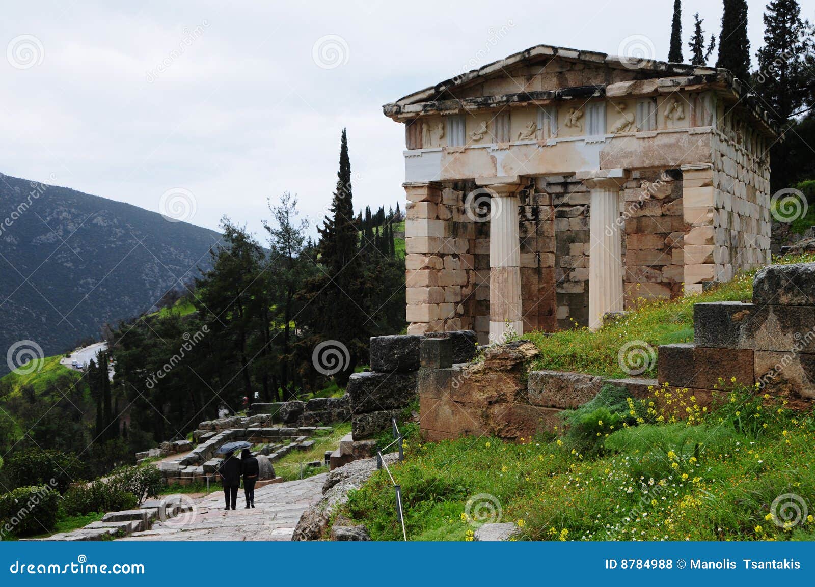 Delphi Grecia foto de archivo. Imagen de arte, antiguo - 8784988