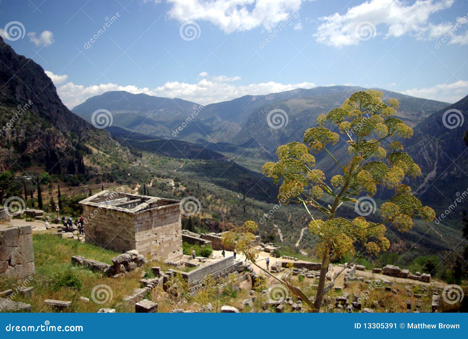 Delphi Greece stock image. Image of delphi, holiday, architecture ...