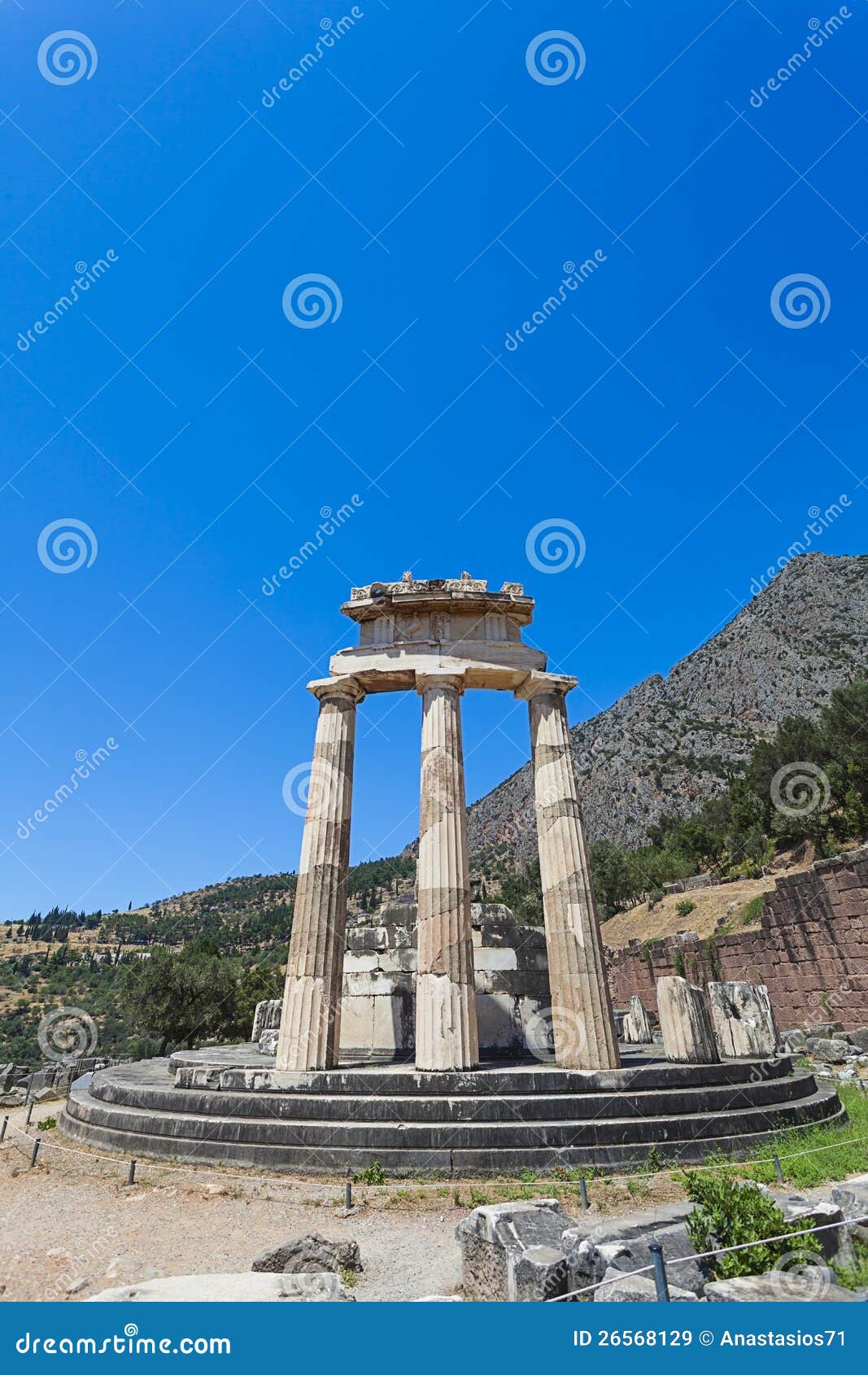 Delphi,Greece stock image. Image of museum, greek, mountain - 26568129