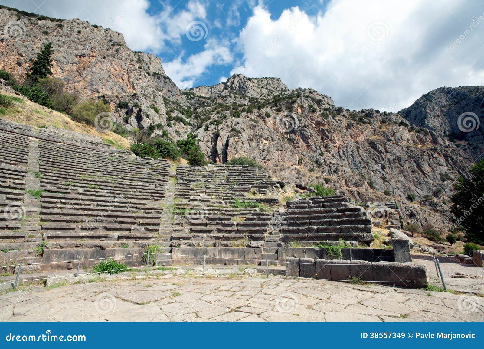 Delphi, Greece stock image. Image of mythology, classic - 38557349