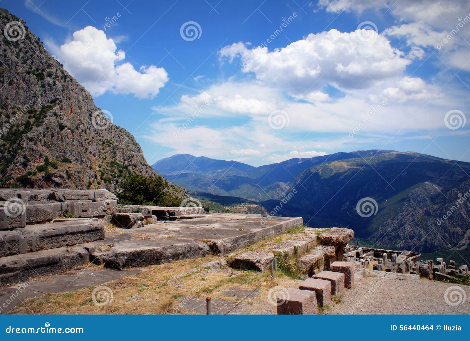 Delphi in Greece stock photo. Image of nature, landscape - 56440464