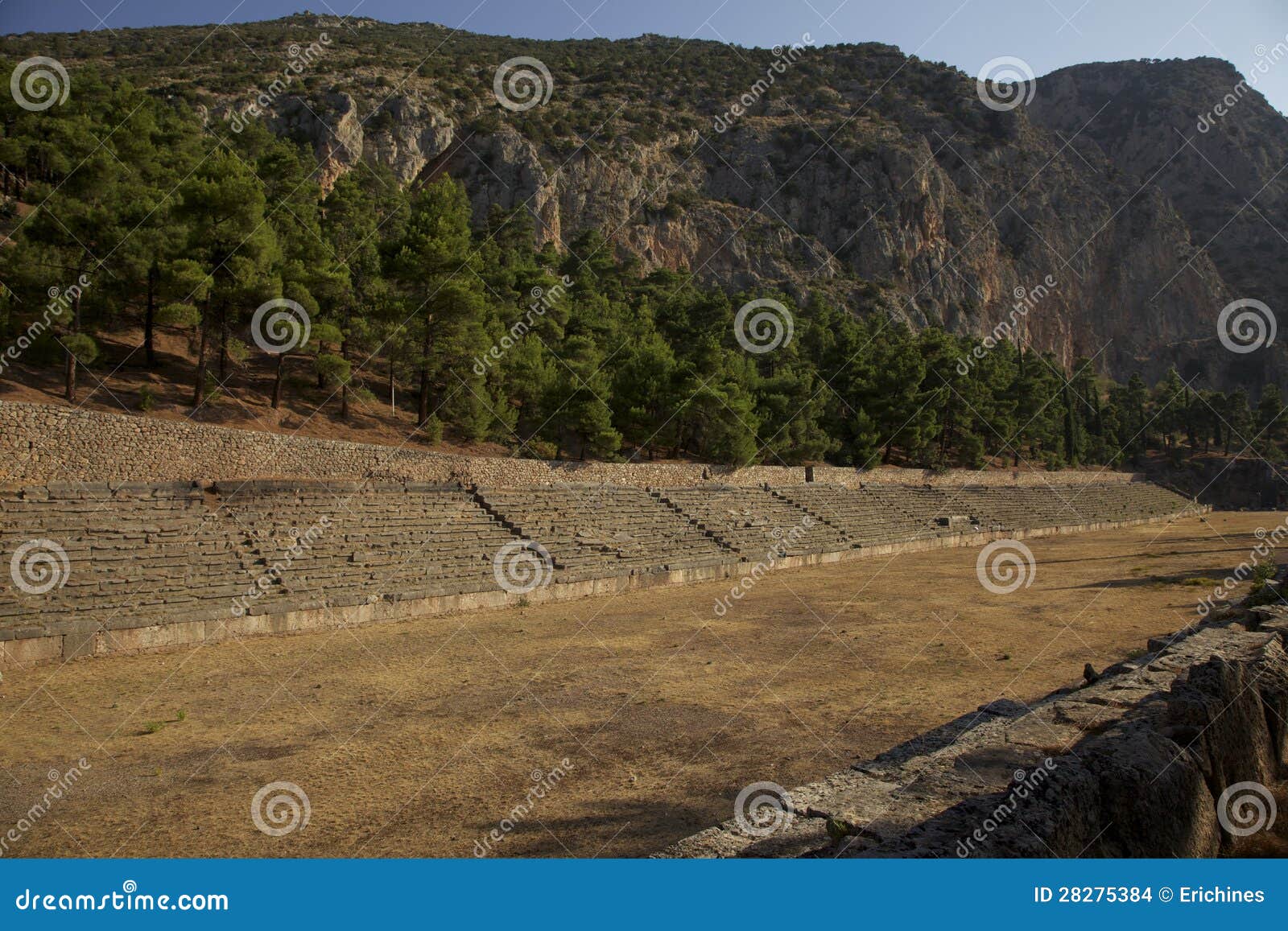 Delphi - Stadium stock photo. Image of monument, destination - 28275384