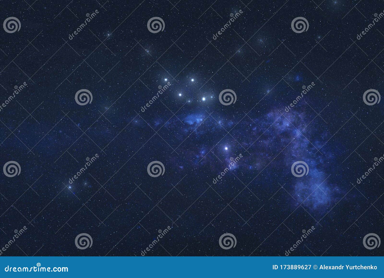 Delphinus Constellation in Outer Space Stock Image - Image of stellar ...
