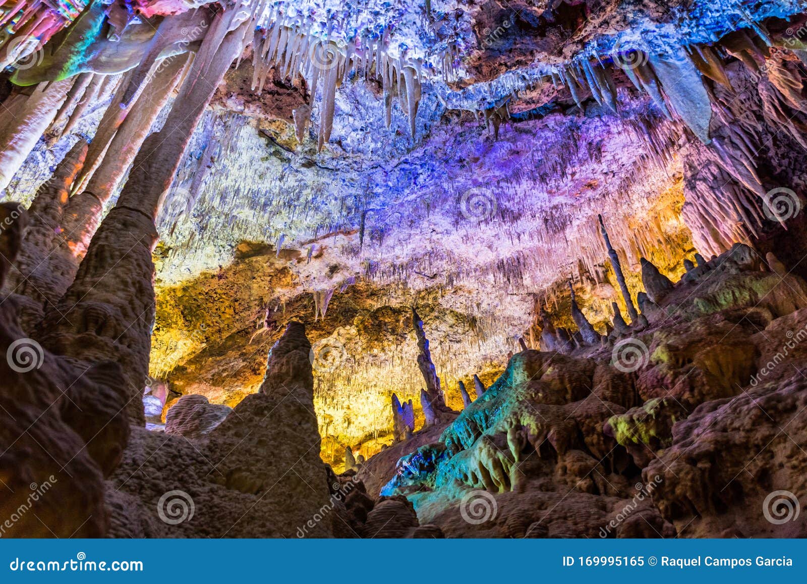 Dels Hams Caves stock image. Image of stalactite, landscape - 169995165