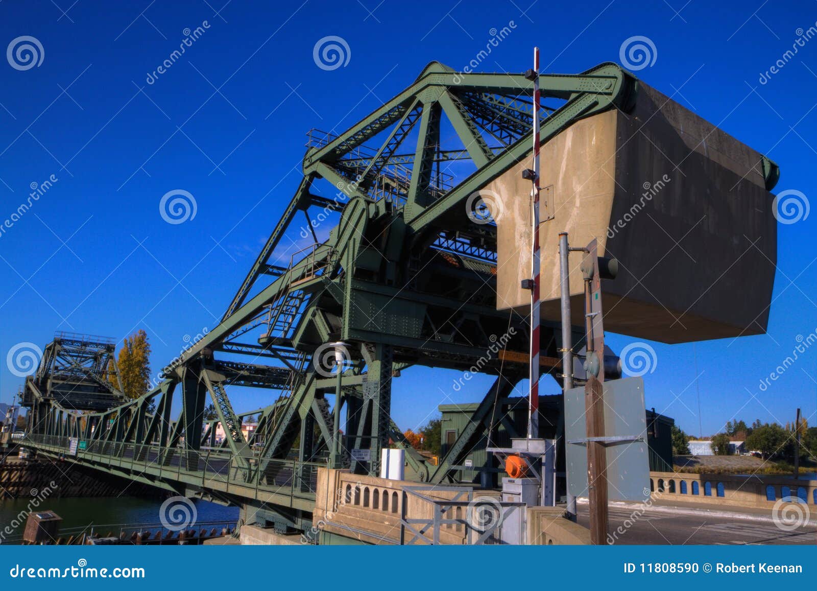 Delta Bridge Counter Weight Walnut Grove HDR Stock Photo - Image of ...