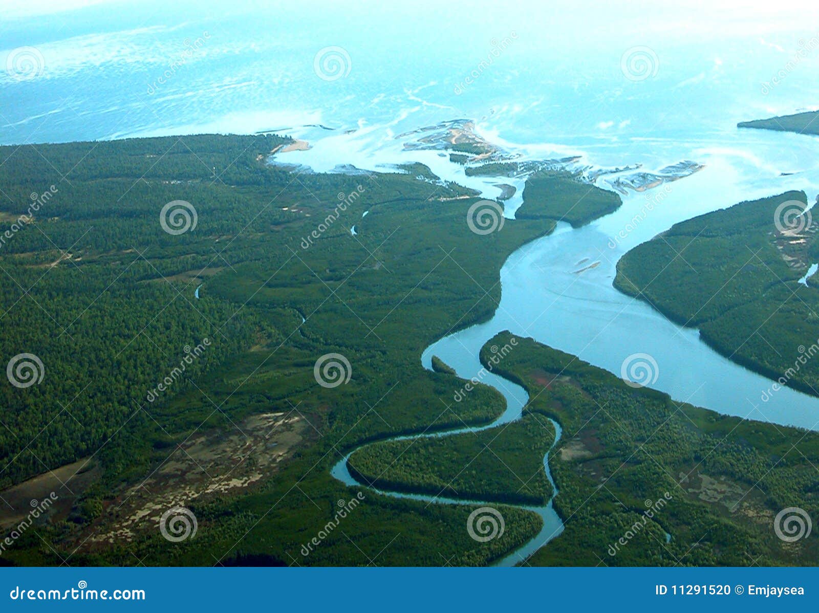 Delta da boca de rio foto de stock. Imagem de curva, enrolamento - 11291520