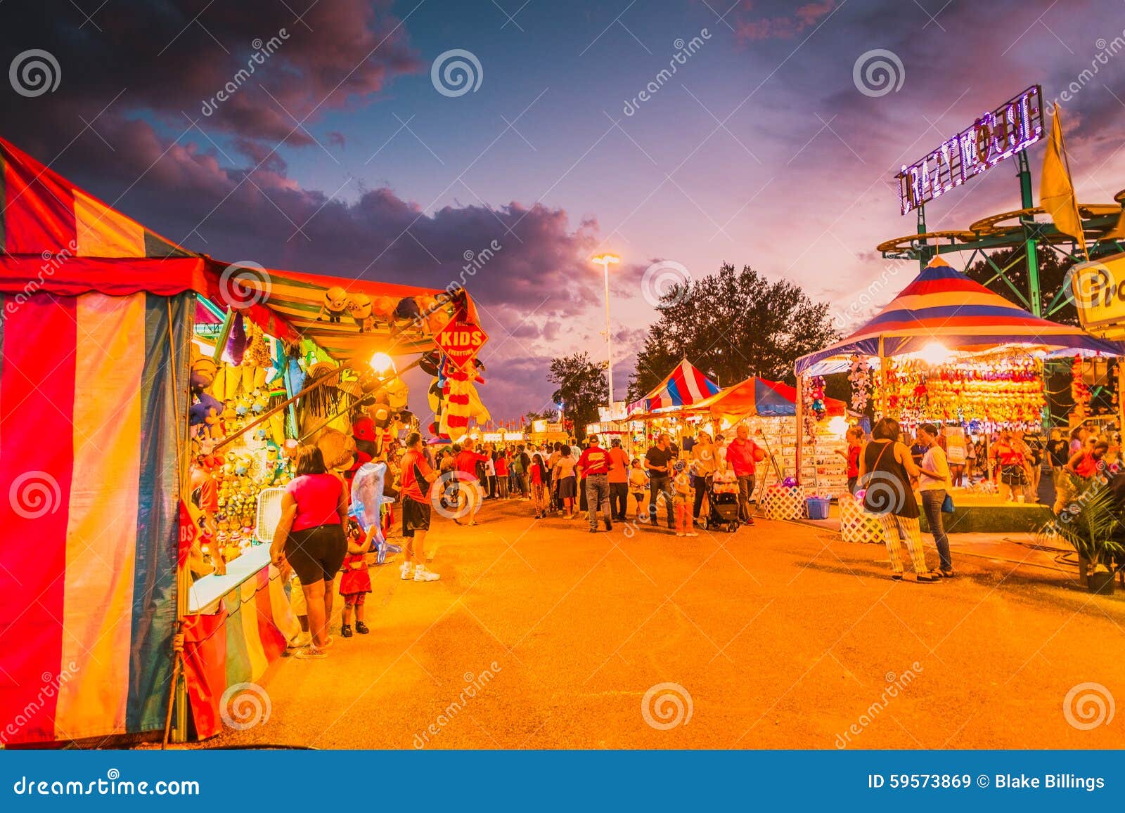 Delta Fair, Memphis, TN County Fair Midway Editorial Stock Image ...