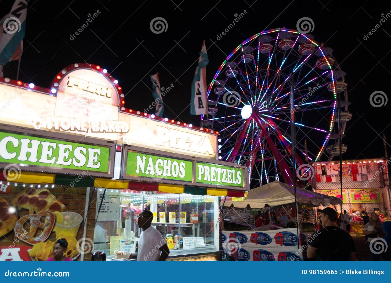 Delta Fair, Memphis, TN, Ferris Wheel at County Fair Editorial Image ...