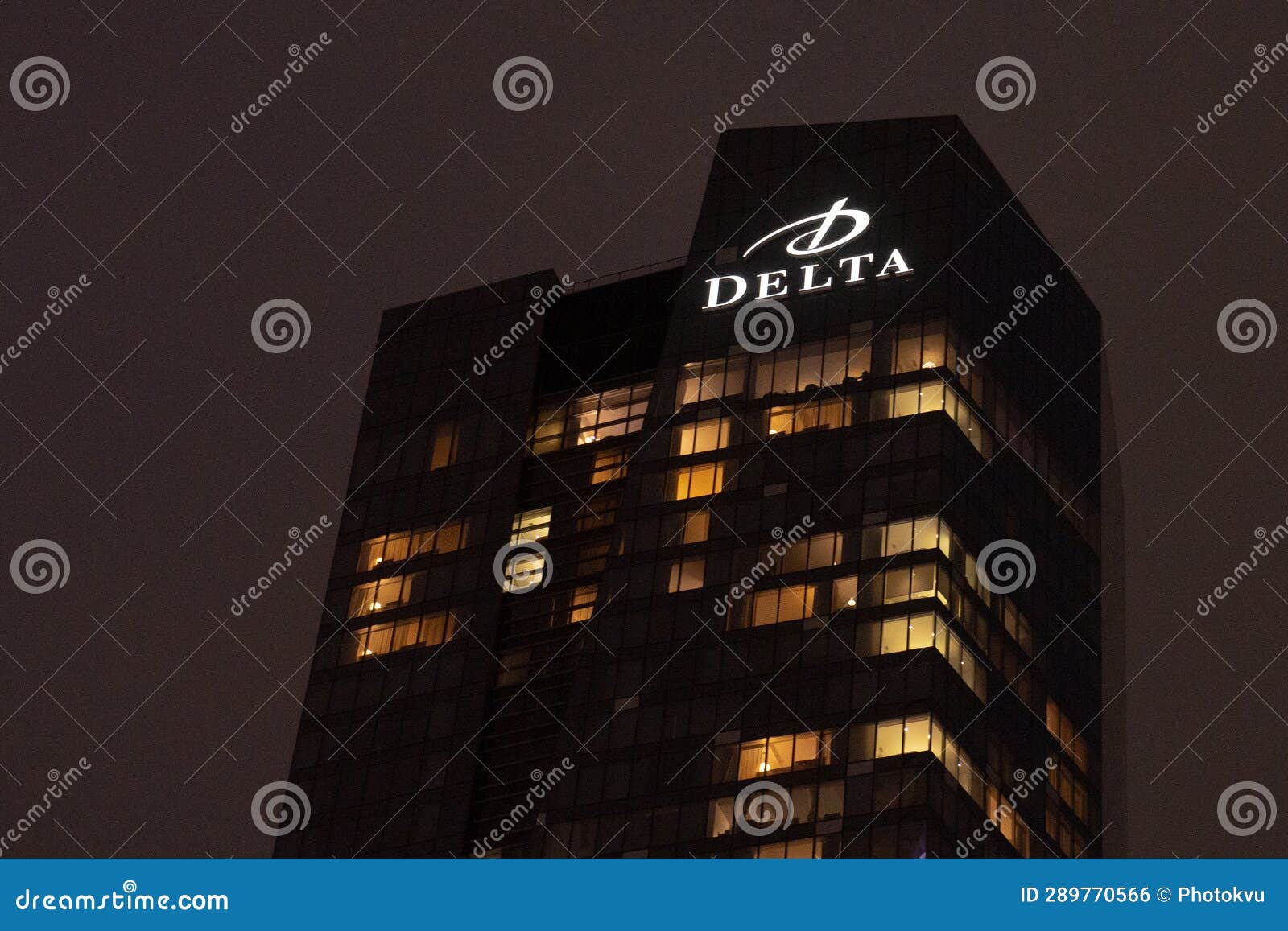 Delta Hotel Sign in Toronto Editorial Photo - Image of â€, canada ...