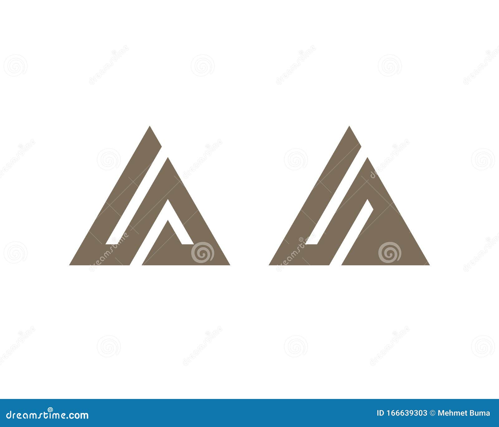 Delta Icons Letter a Logo Templates Stock Illustration - Illustration ...