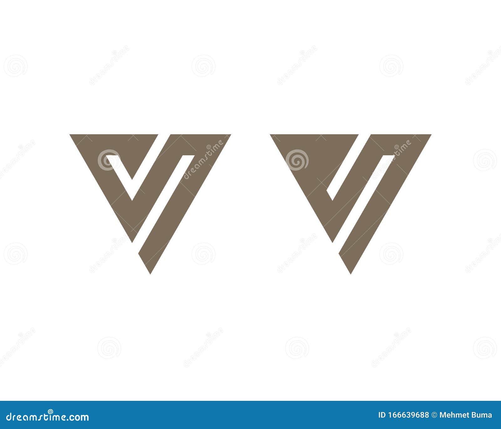 Delta Icons Letters V Logo Templates Stock Illustration - Illustration ...