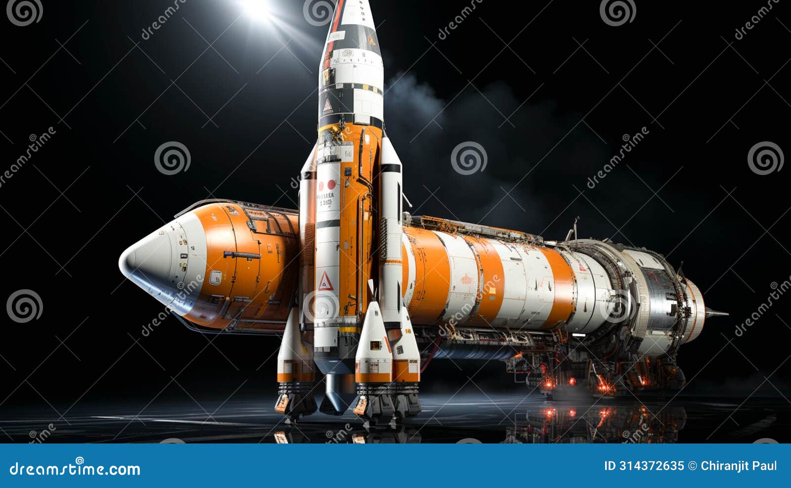 Delta III Launch Vehicle of McDonnell Douglas Stock Image - Image of ...