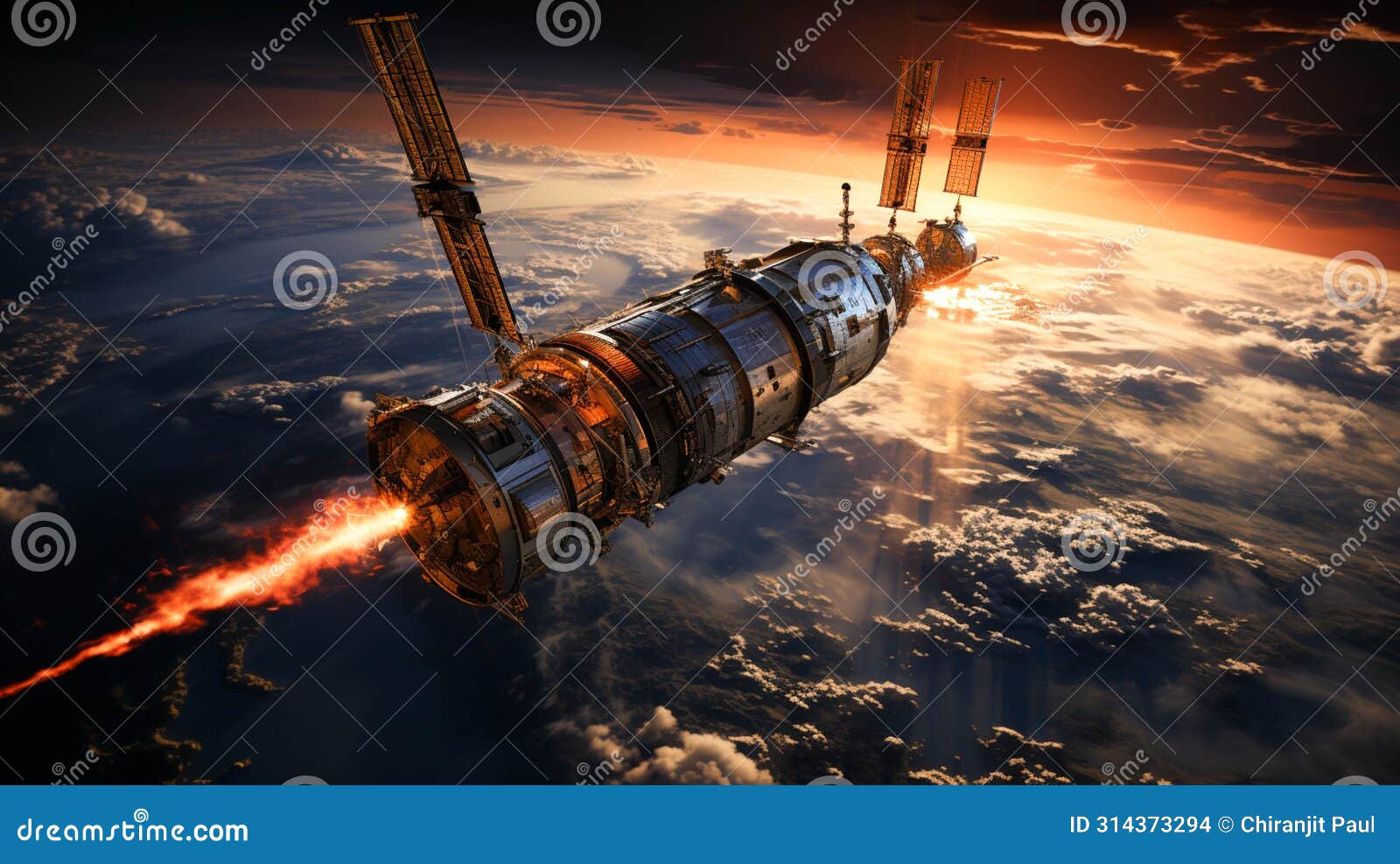 Delta III Launch Vehicle of McDonnell Douglas Stock Photo - Image of ...