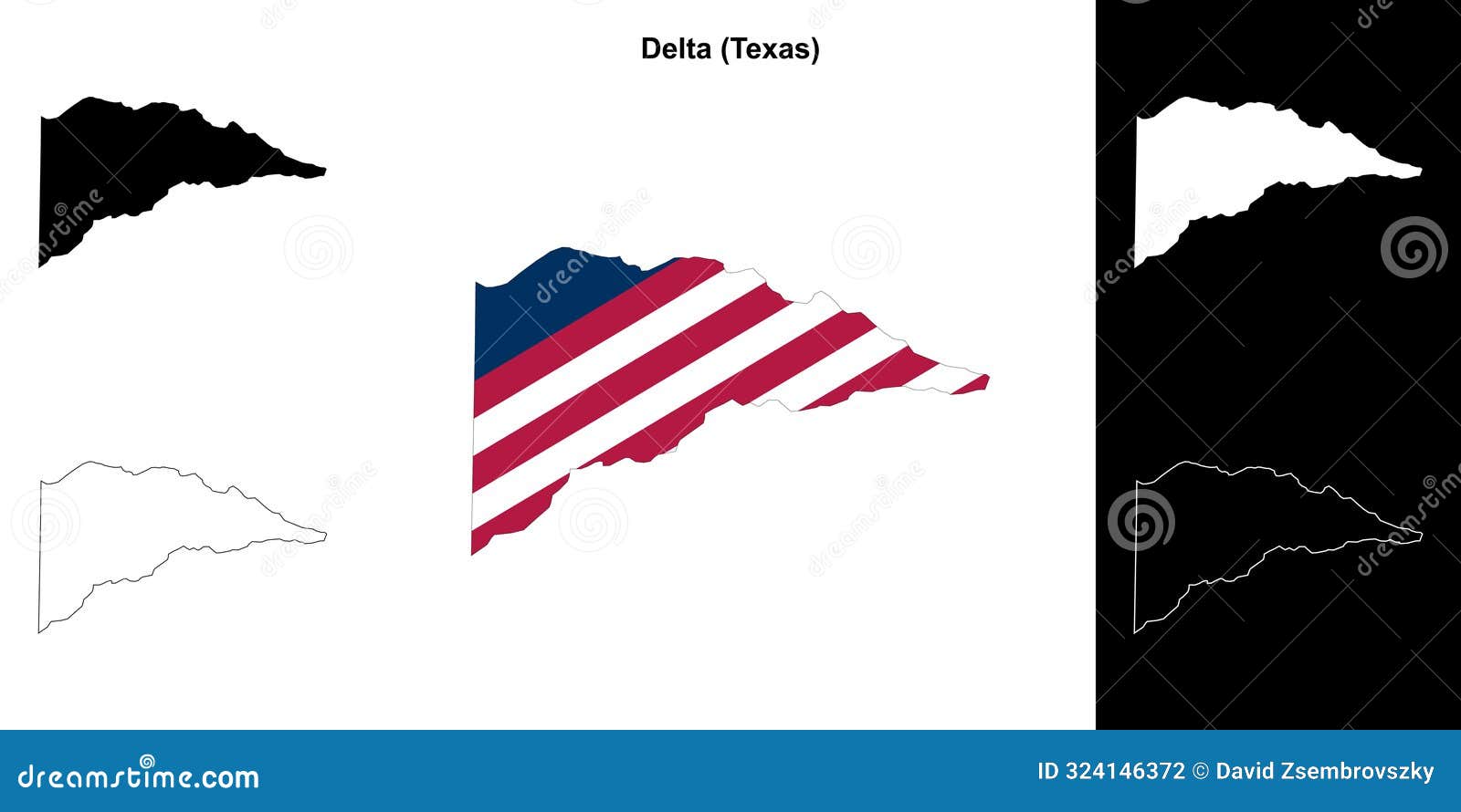 Delta outline map stock illustration. Illustration of template - 324146372