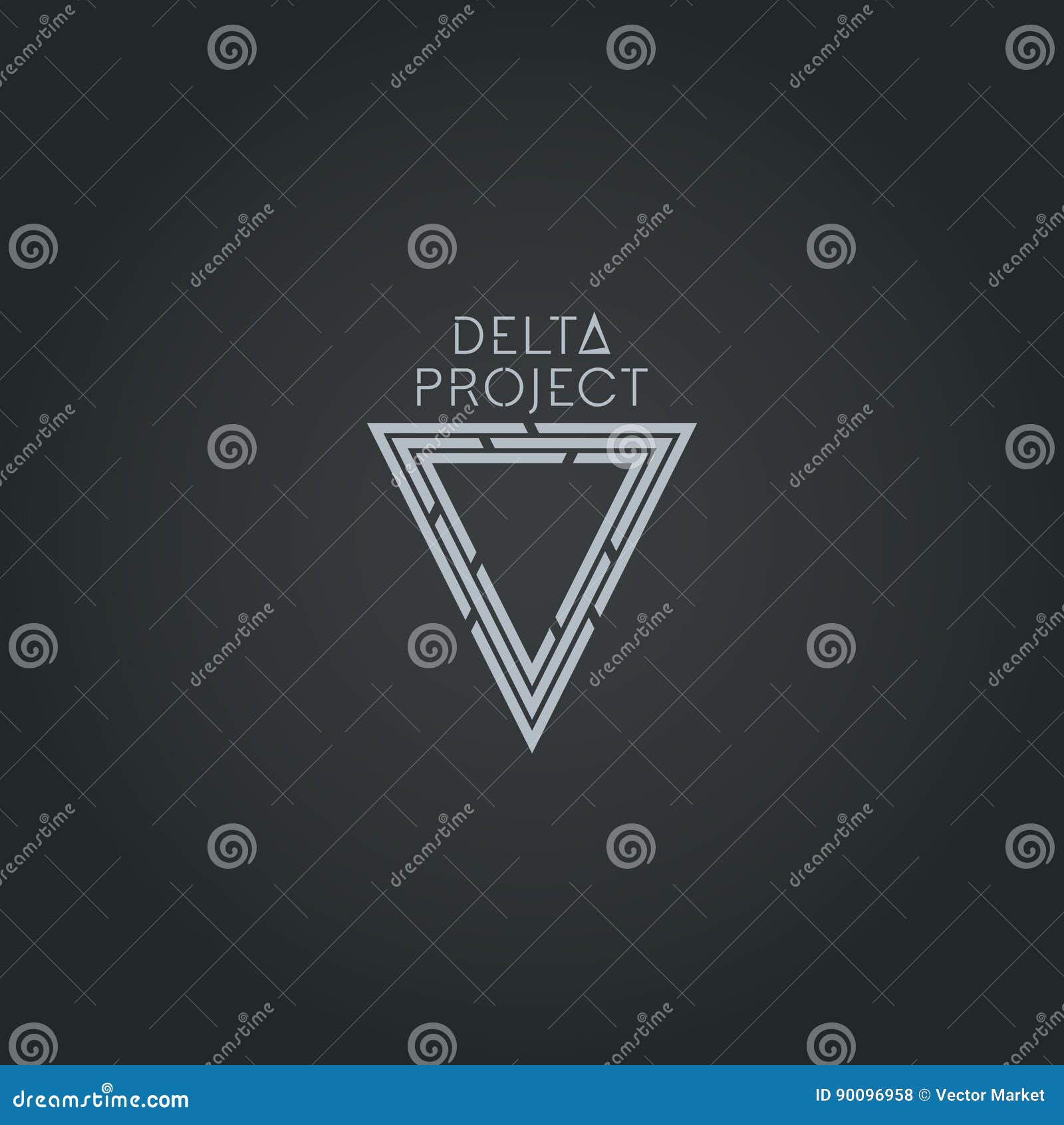 Delta Logo Cartoon Vector | CartoonDealer.com #45123387