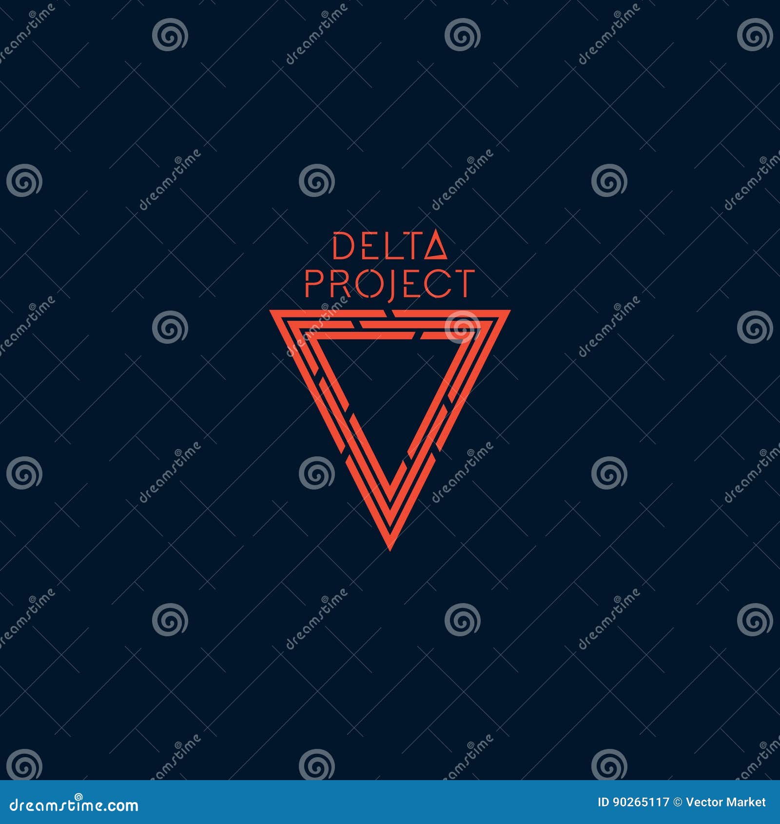 Delta Logo Cartoon Vector | CartoonDealer.com #45123387