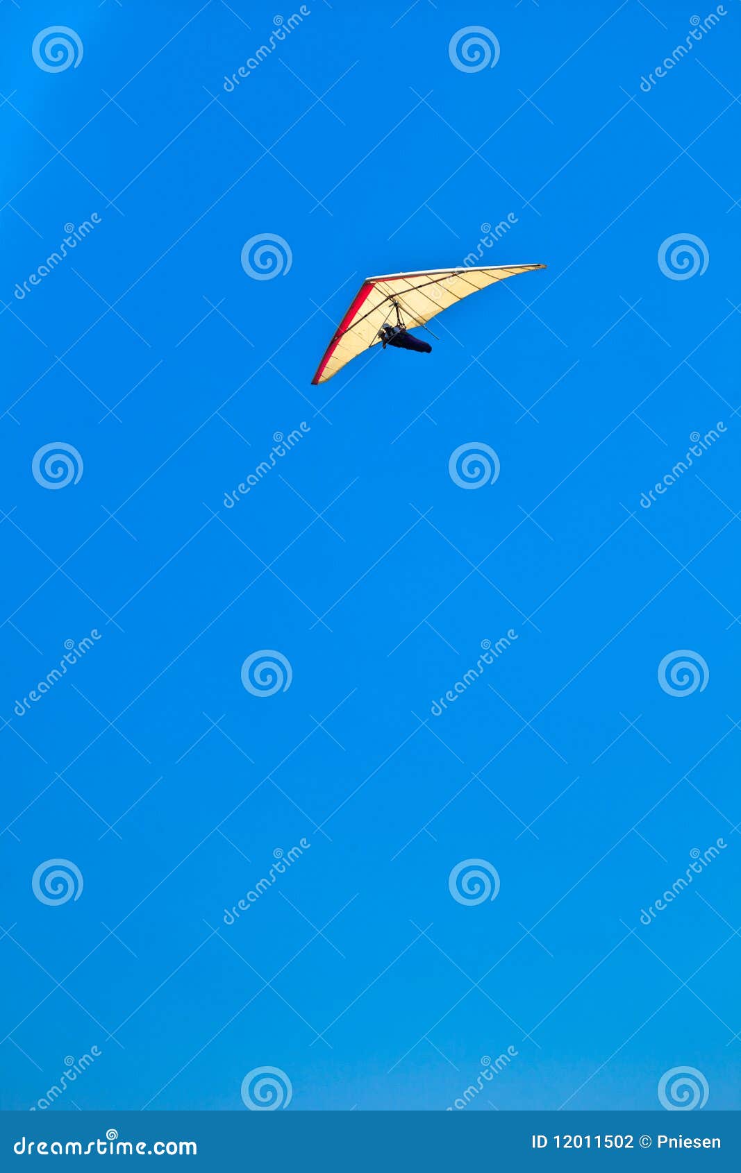 Deltavlieger Die De Wind Vangt Stock Foto - Image of vliegen, berg ...