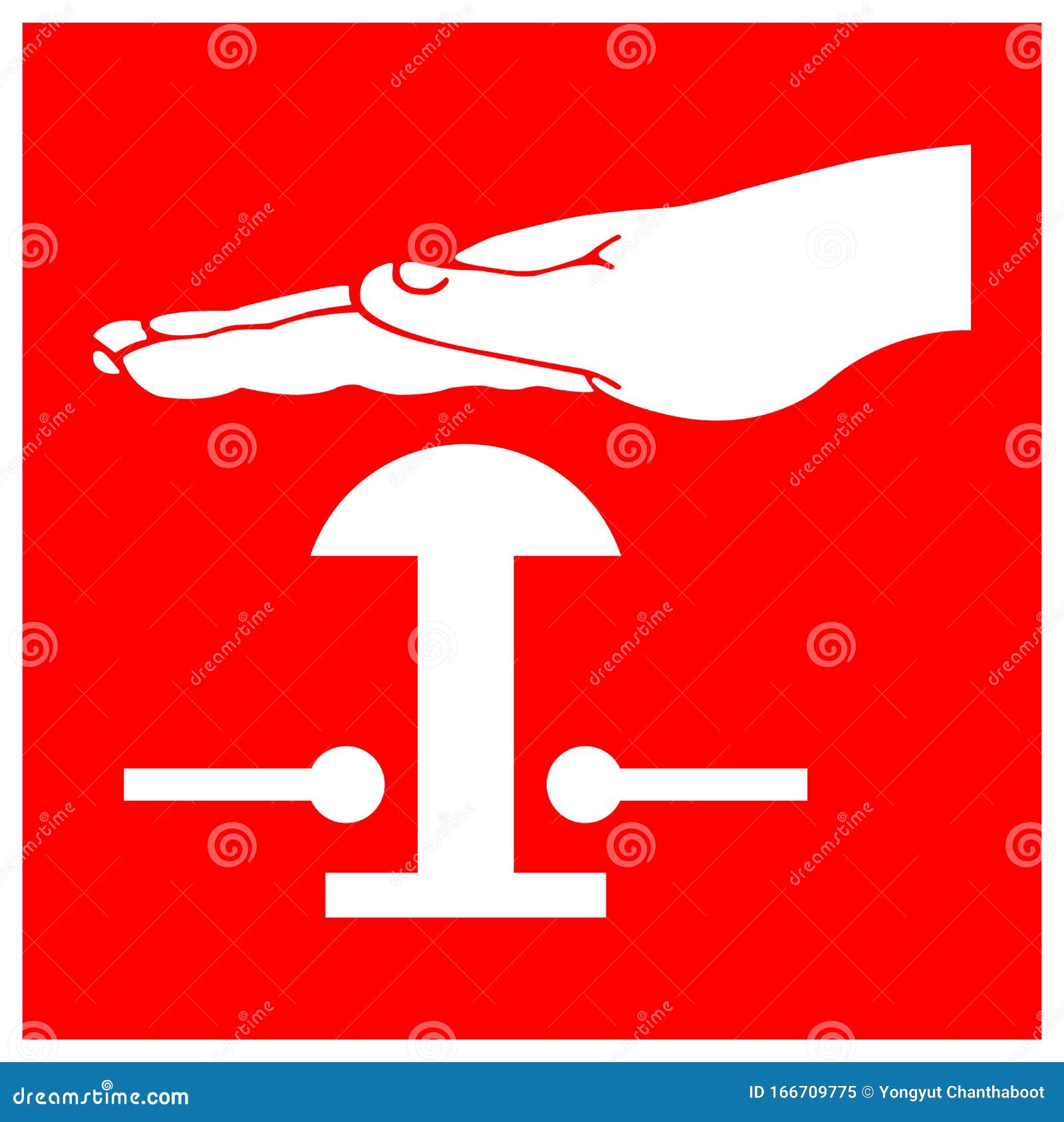 Deluge Switch Symbol Sign, Vector Illustration, Isolate on White ...