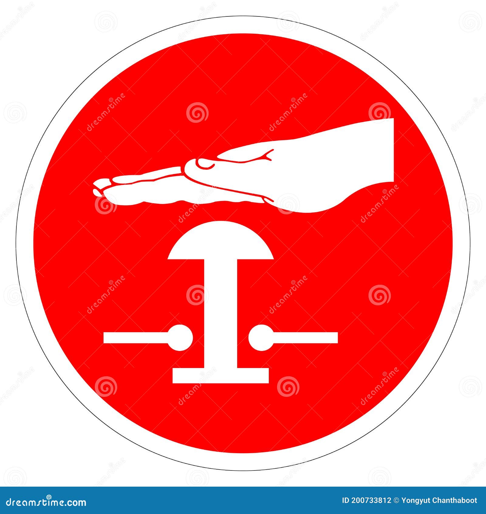 Deluge Switch Symbol Sign, Vector Illustration, Isolate on White ...