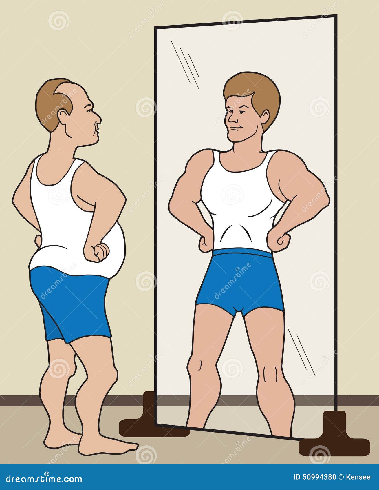 Delusional ilustración del vector. Ilustración de hermoso - 50994380