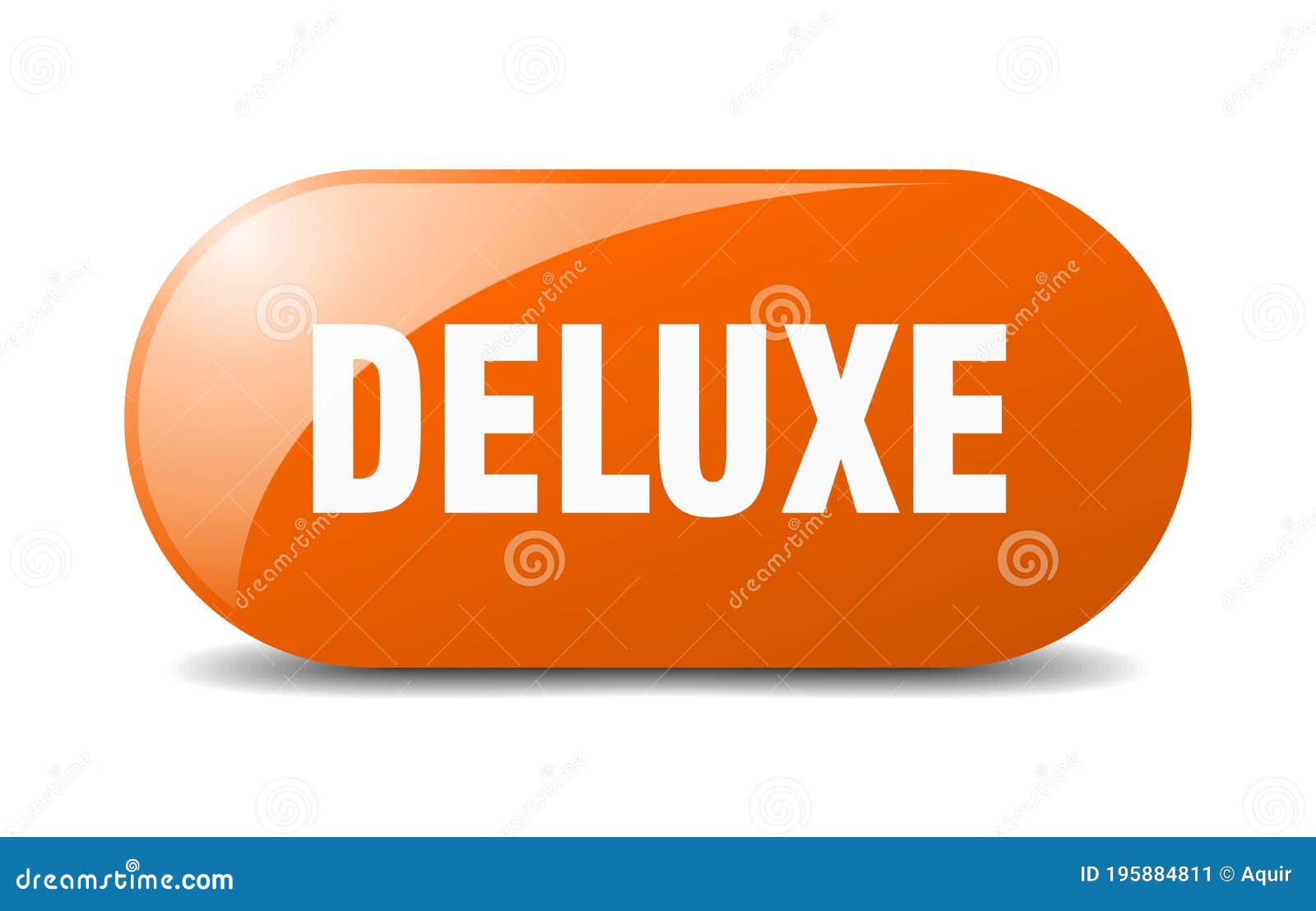 Deluxe Button. Deluxe Sign. Key. Push Button Stock Vector ...