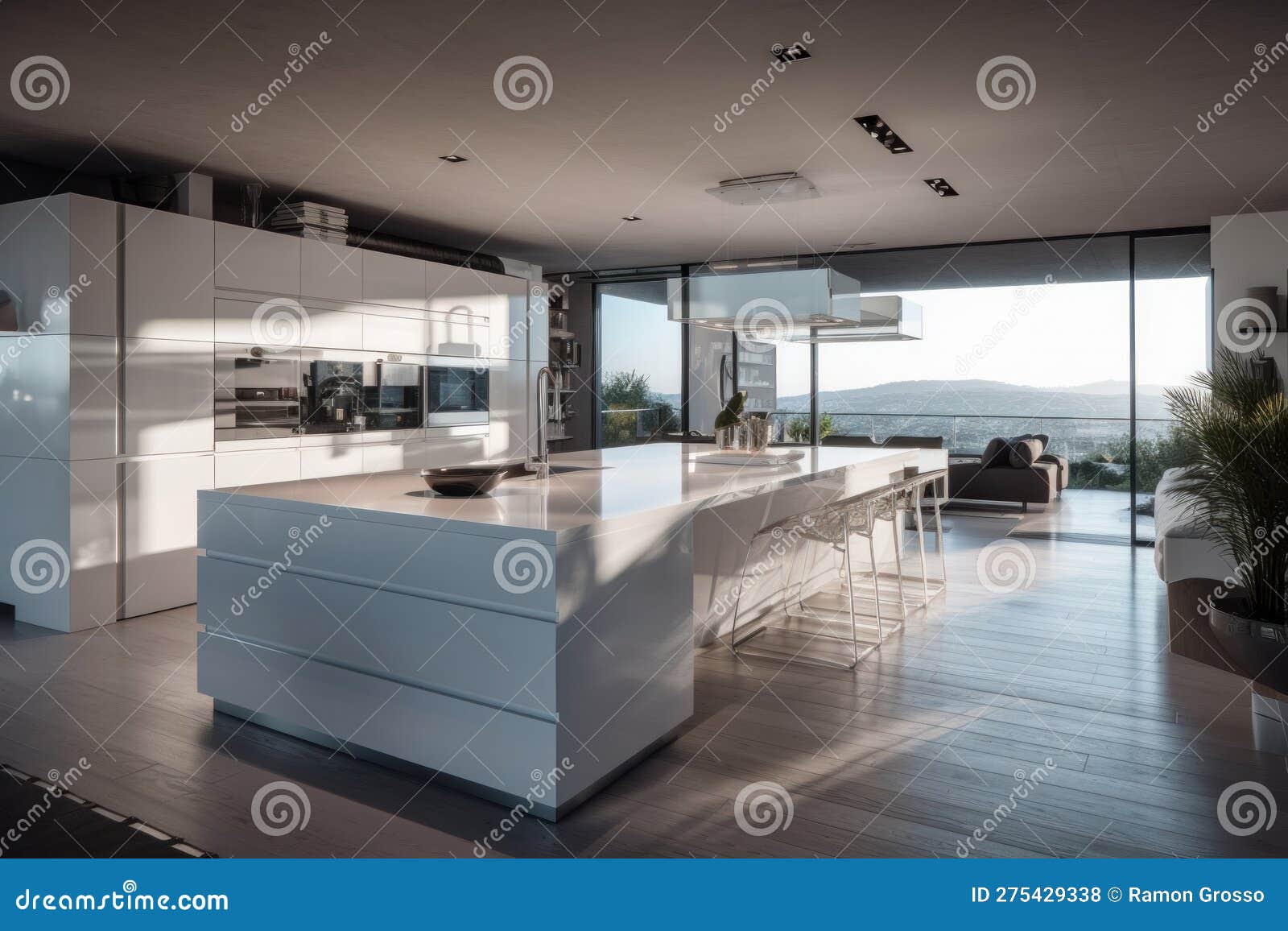 Deluxe Colors Kitchen stock illustration. Illustration of floor - 275429338