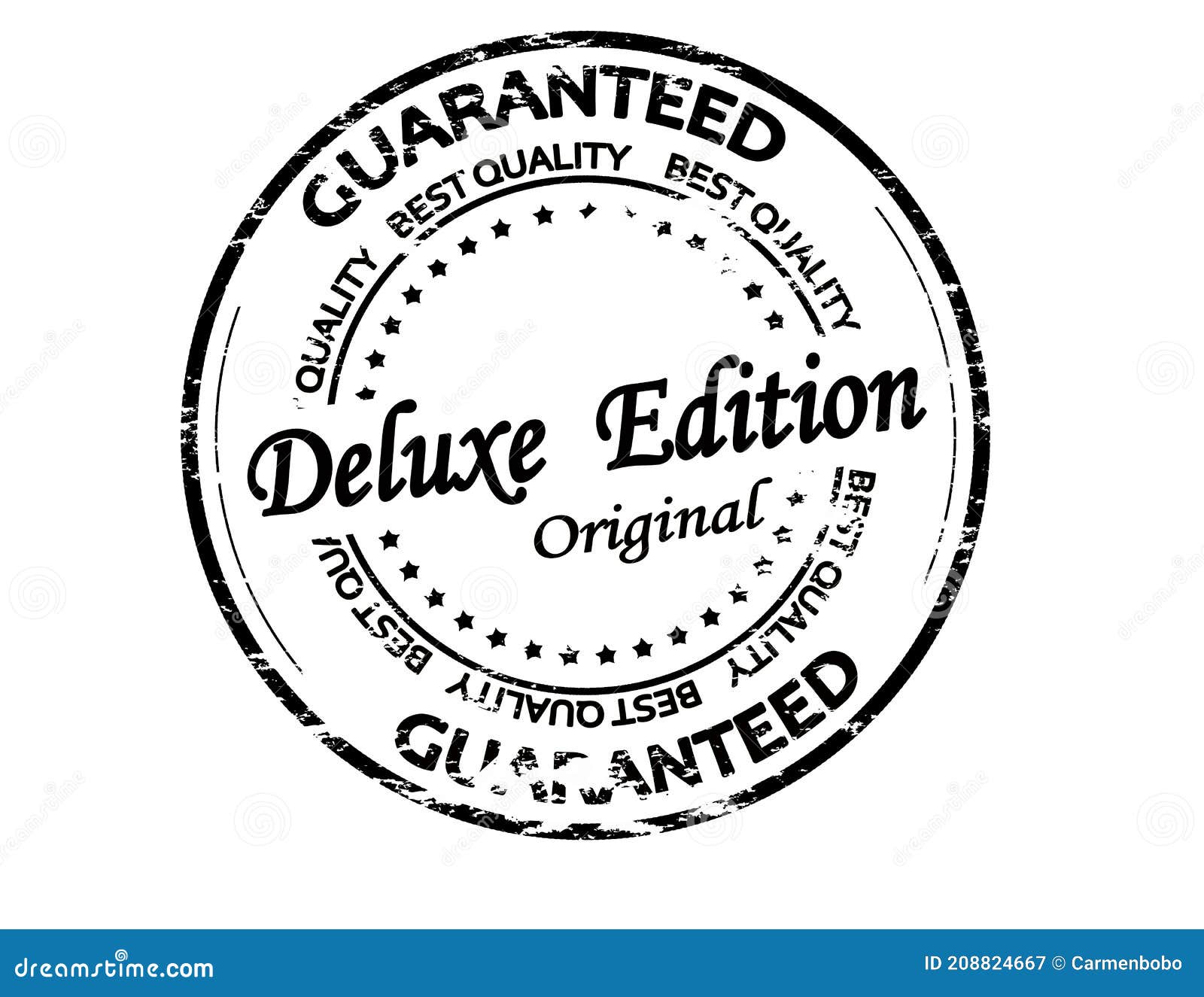 Stamp with Text Deluxe Edition Stock Vector - Illustration of grunge ...
