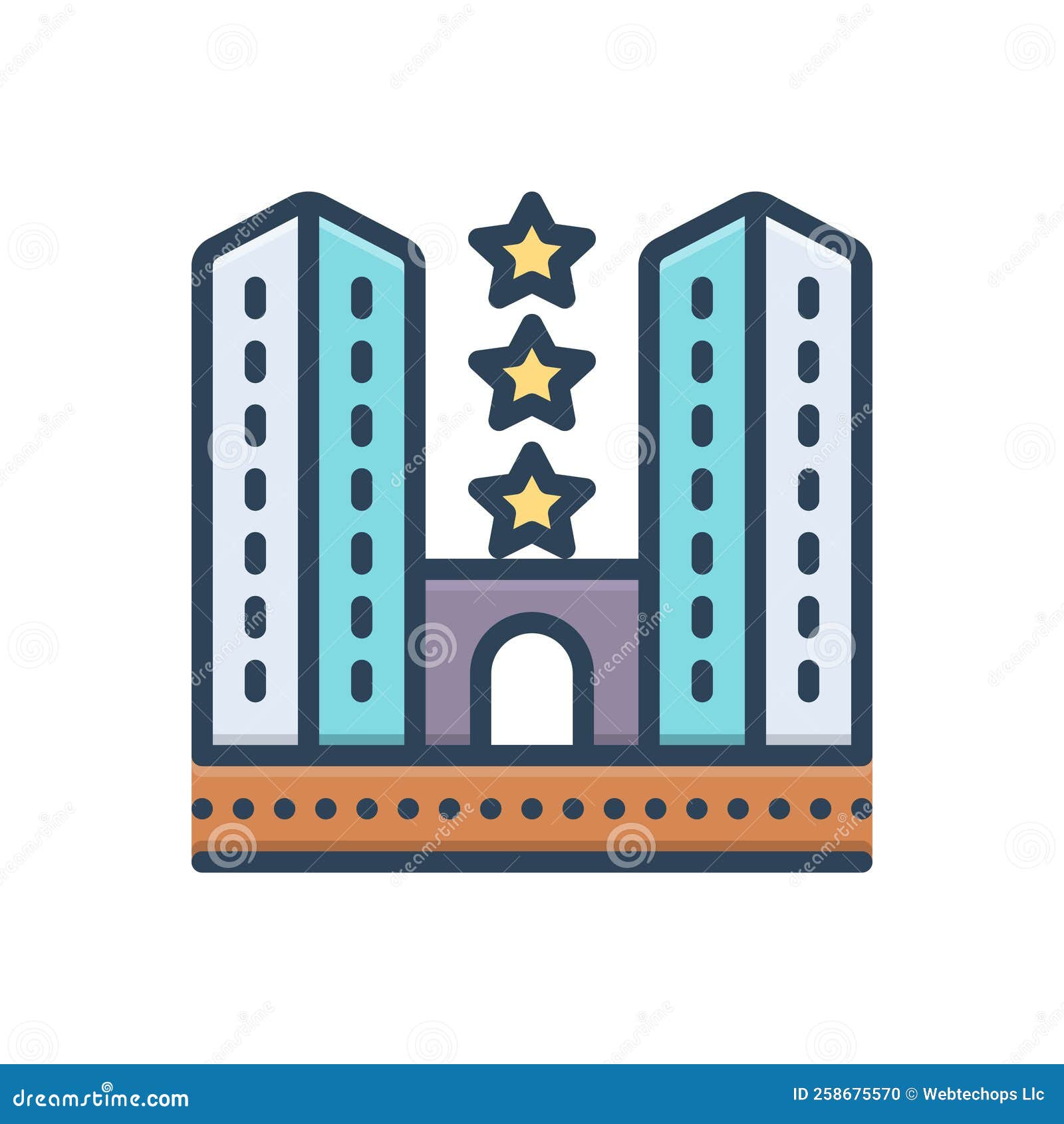 Color Illustration Icon for Deluxe, Luxurious and Deluxe Stock Vector ...