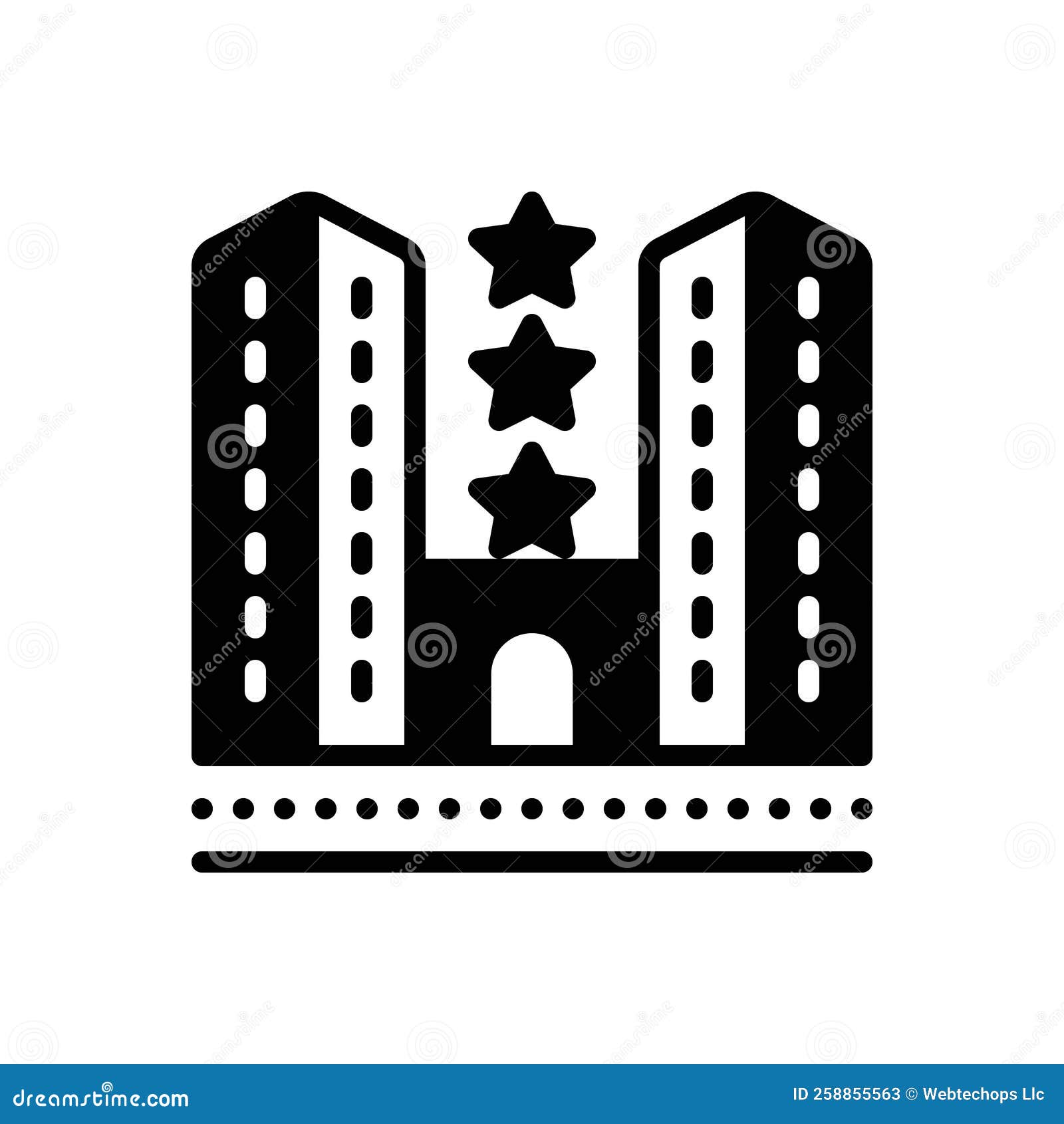 Black Solid Icon for Deluxe, Luxurious and Sumptuous Stock Vector ...